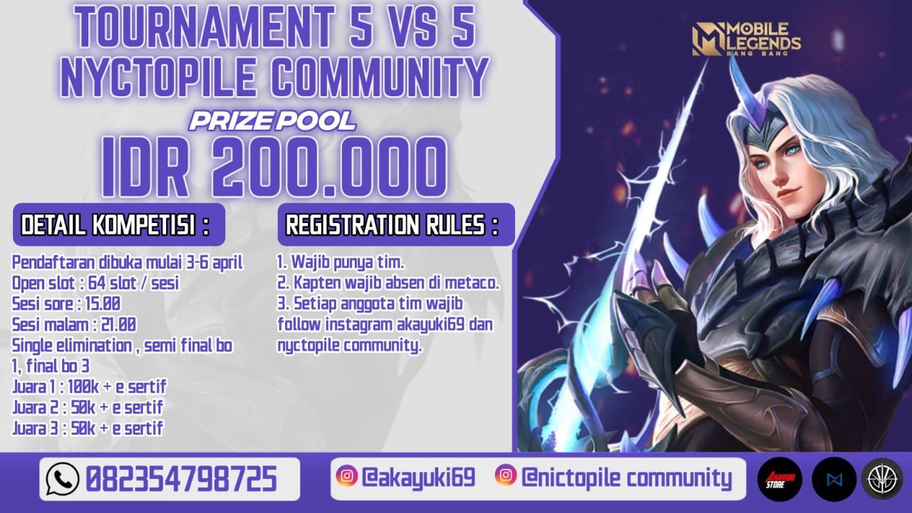 NYCTOPILE MLBB TOURNAMENT SEASON 1 SESI 2