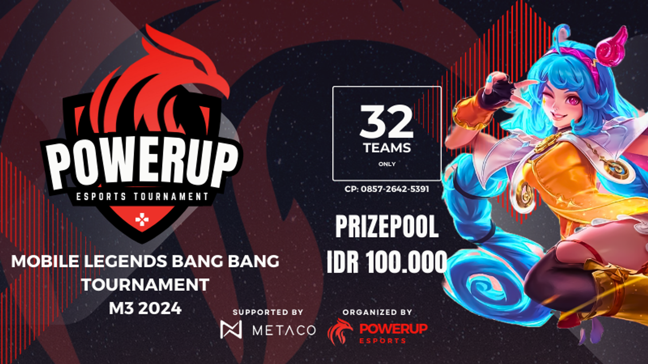 MLBB POWERUP TOURNAMENT WAVE 1/4 - MARET 2024